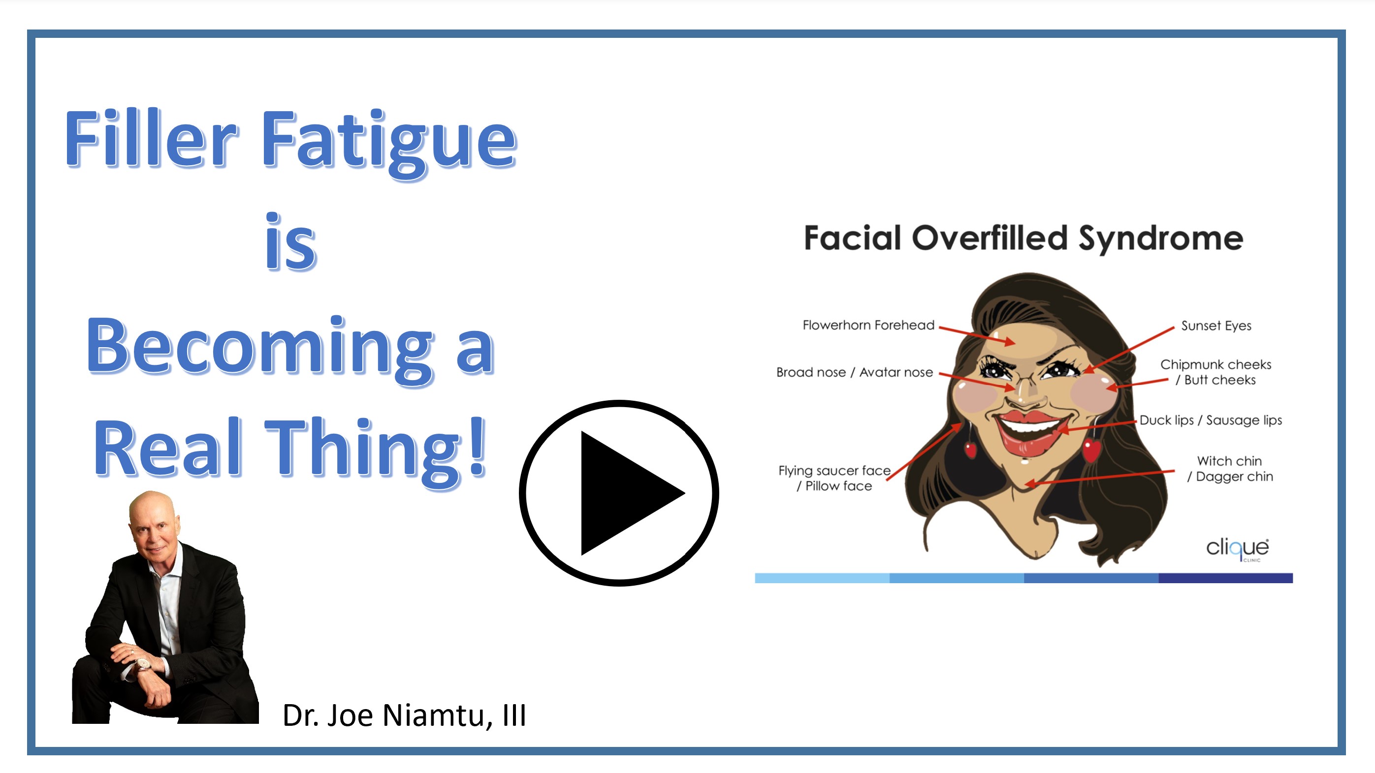 Filler Fatigue and Overtreatent